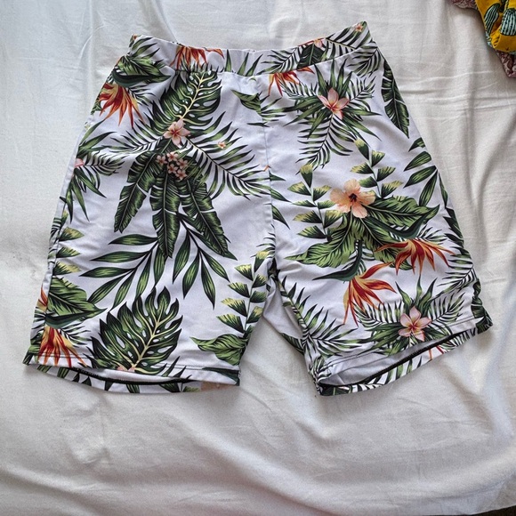 Swim | Tropical Leaf Print Swimsuit | Poshmark